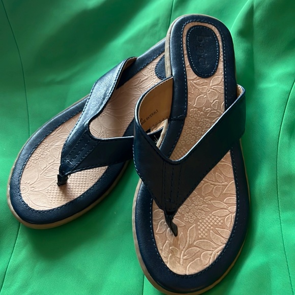 BOC Born | Shoes | Boc Born Concept Navy Thong Flip Flops Womens ...